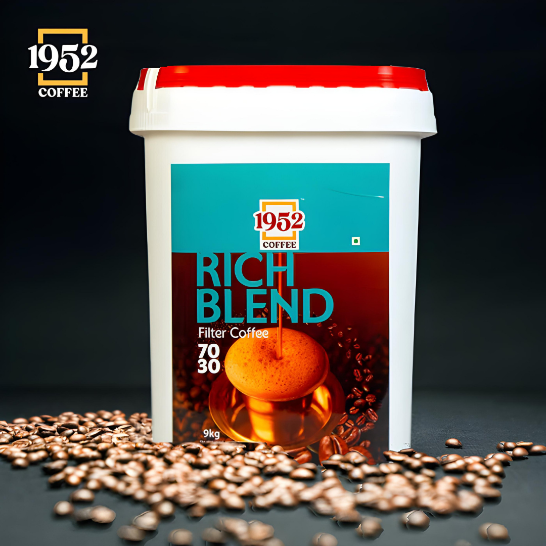 Rich Blend 9kg tin (70% Coffee - 30% Chicory) – 1952 Coffee