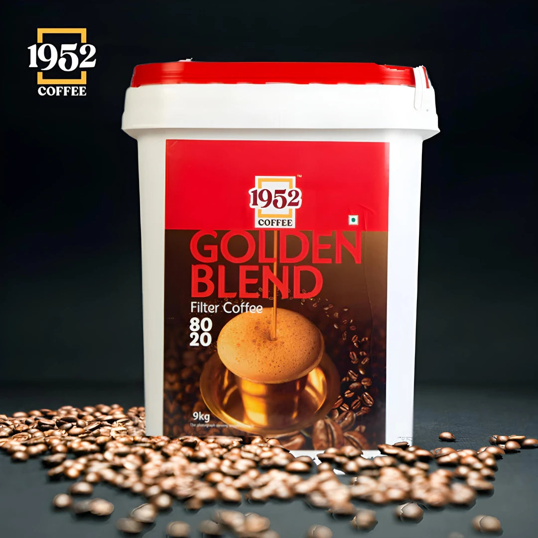 Golden Blend 9kg tin (80% Coffee - 20% Chicory) – 1952 Coffee